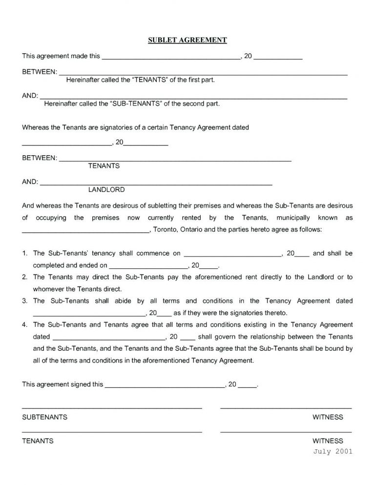 California Commercial Sublease Agreement 023 Sublease Agreement Form ... California Commercial Sublease Agreement 023 Sublease Agreement Form ...
