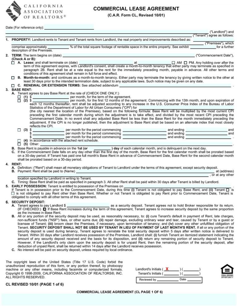 California Commercial Sublease Agreement Commercial Lease Agreement Pdf ... California Commercial Sublease Agreement Commercial Lease Agreement Pdf ...