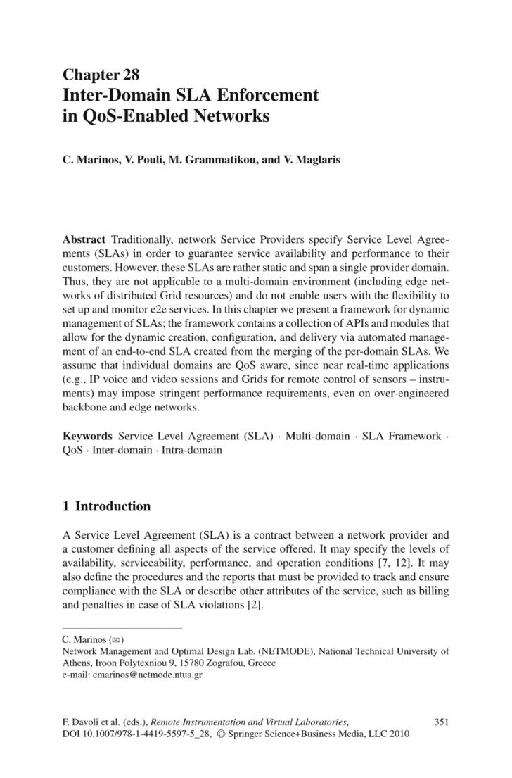 Define Service Level Agreement Pdf Web Services Differentiation With ...