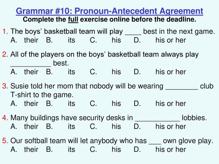 Pronoun Antecedent Agreement Exercises Pronoun Antecedent Agreement G10 pronoun-antecedent-agreement-exercises-pronoun-antecedent-agreement-g10