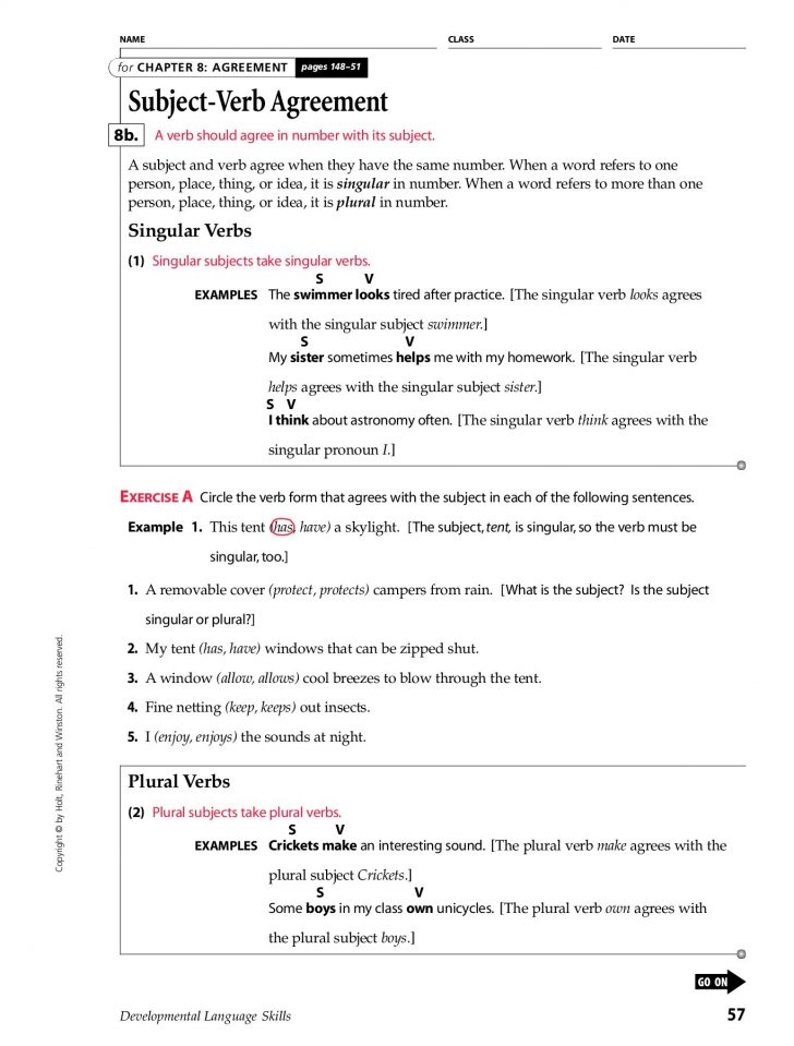 Subject Verb Agreement For Indefinite Pronouns Chapter 8 Agreement ...