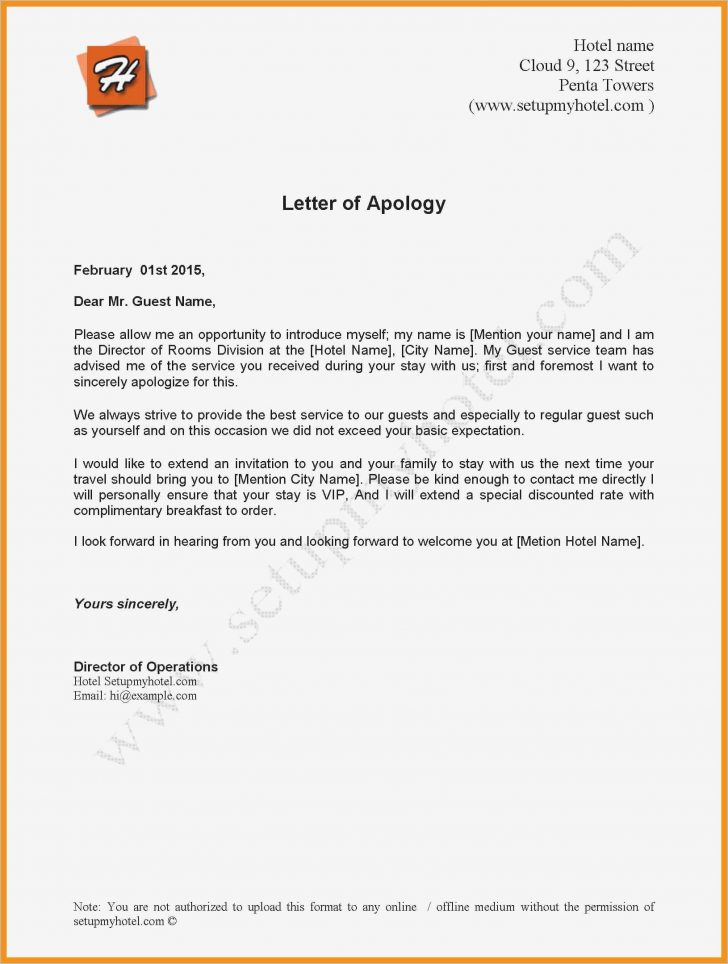 Understanding Agreement Sample Letter Of Understanding Template ...