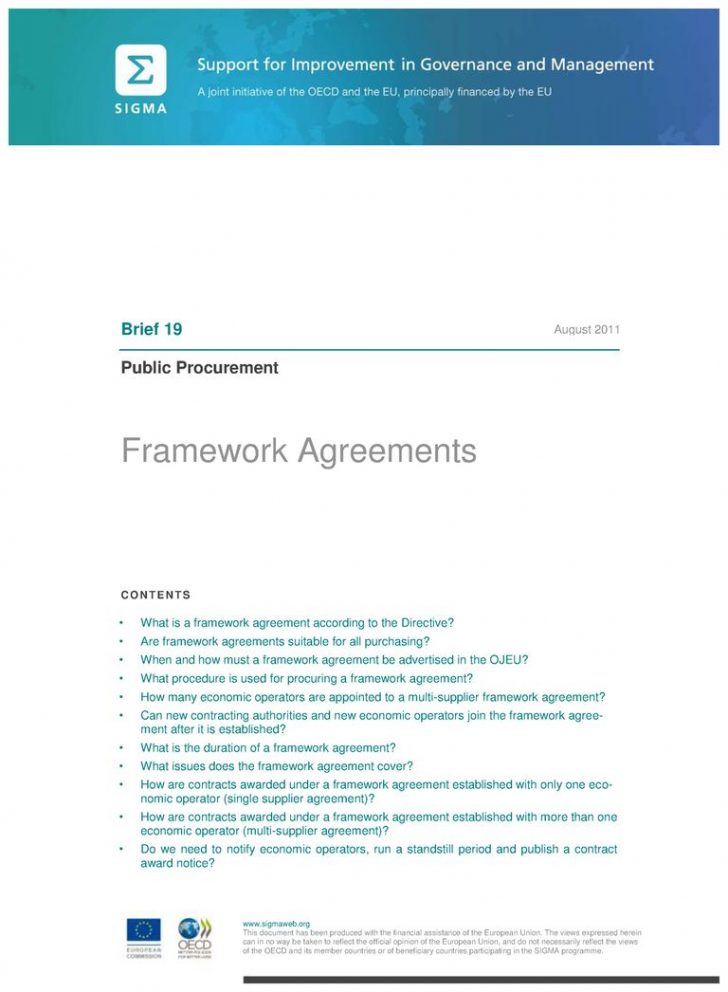 What Are Framework Agreements Framework Agreements Oecd Free Preview